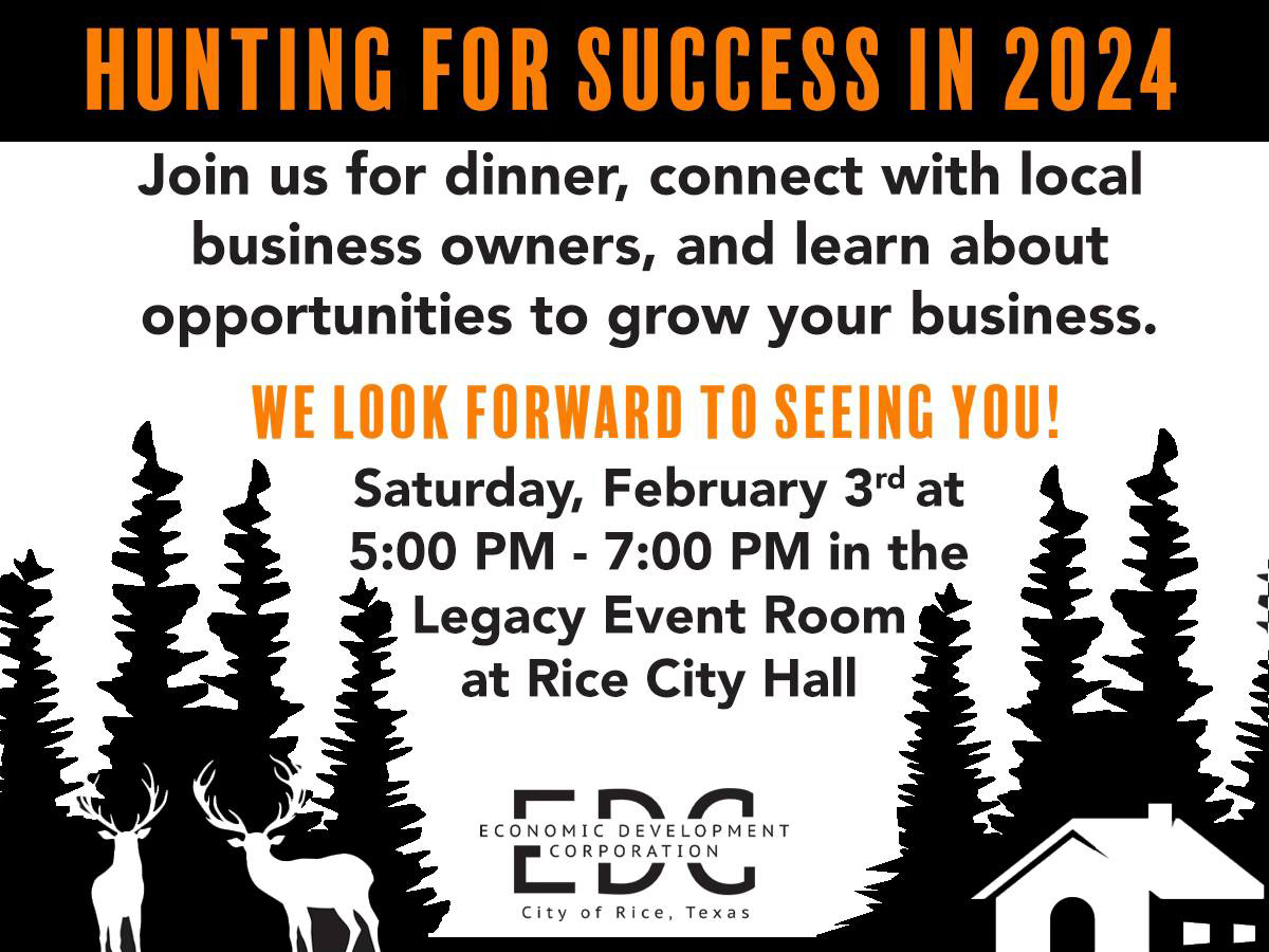 Rice EDC Hunting for Success Networking and Business Dinner Event